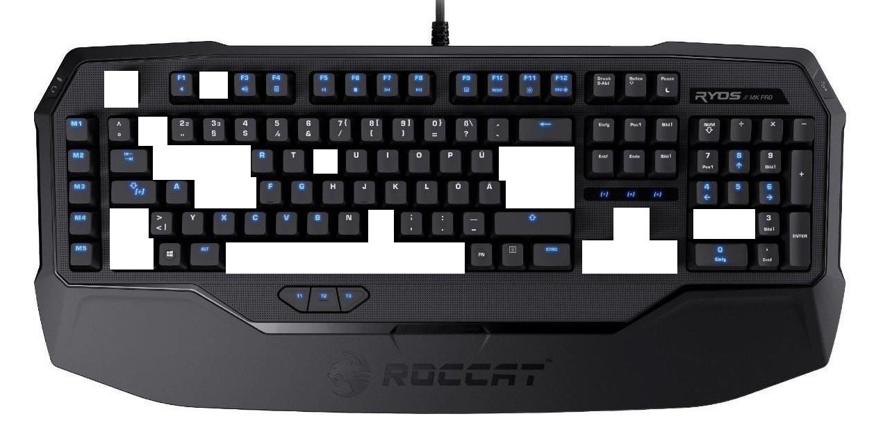 Roccat Ryos MK Pro (cherry) κουμπια πληκτρολογιου λαπτοπ, πλήκτρα για ...